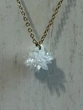Jewelry | Crystal Cluster Dimensional Ice Pendant Vintage | Poshmark